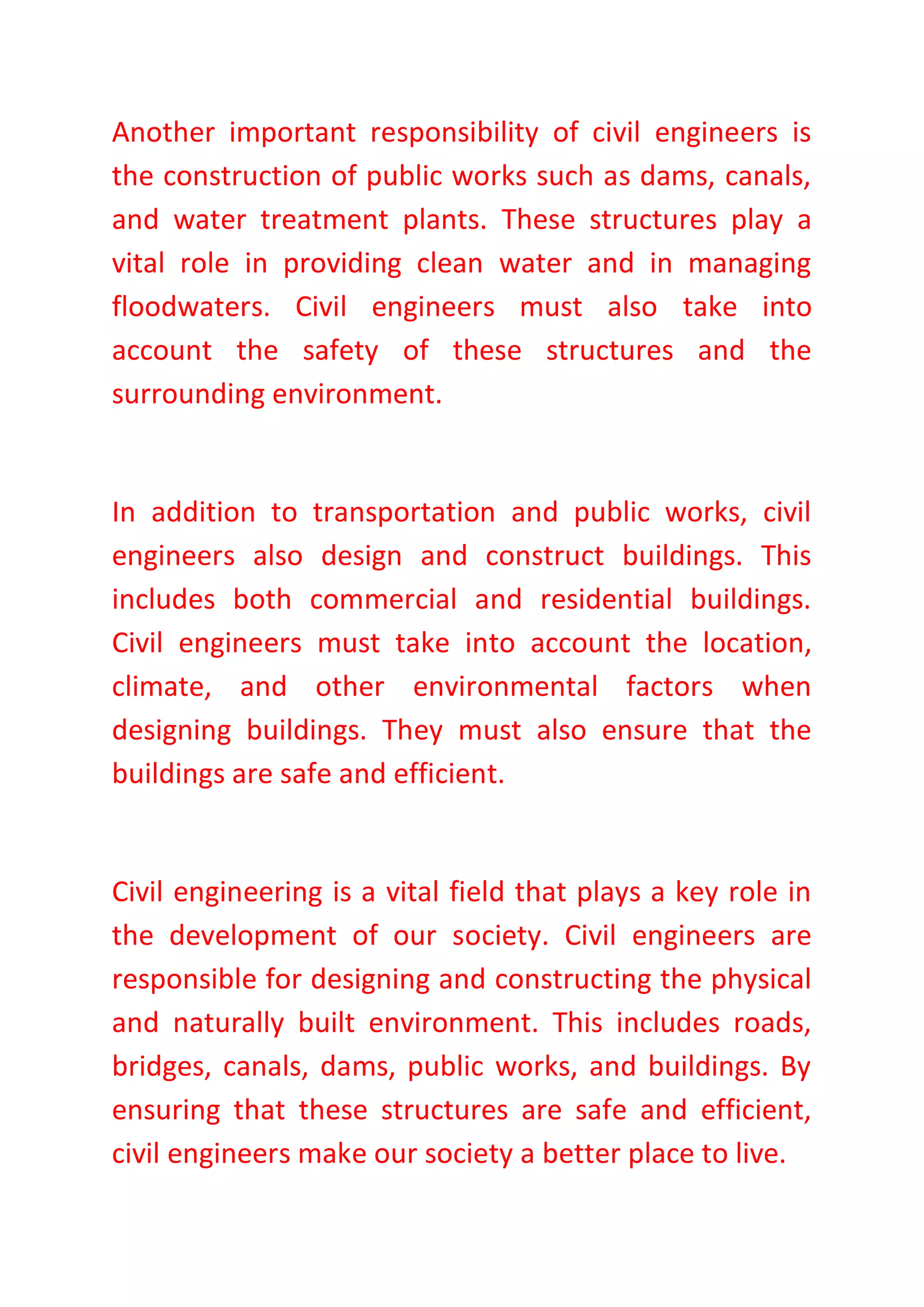 What is Civil Engineering | PDF