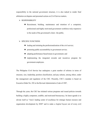 What is civil service | DOCX