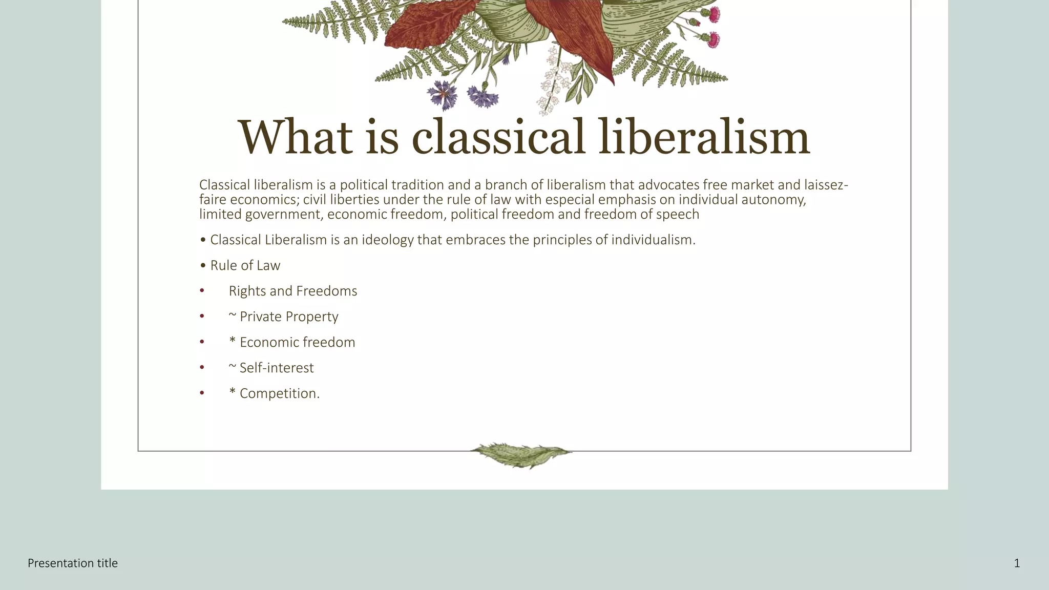 What is classical liberalism.pptx