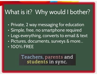 What is Class Messenger? How does it work? | PPT