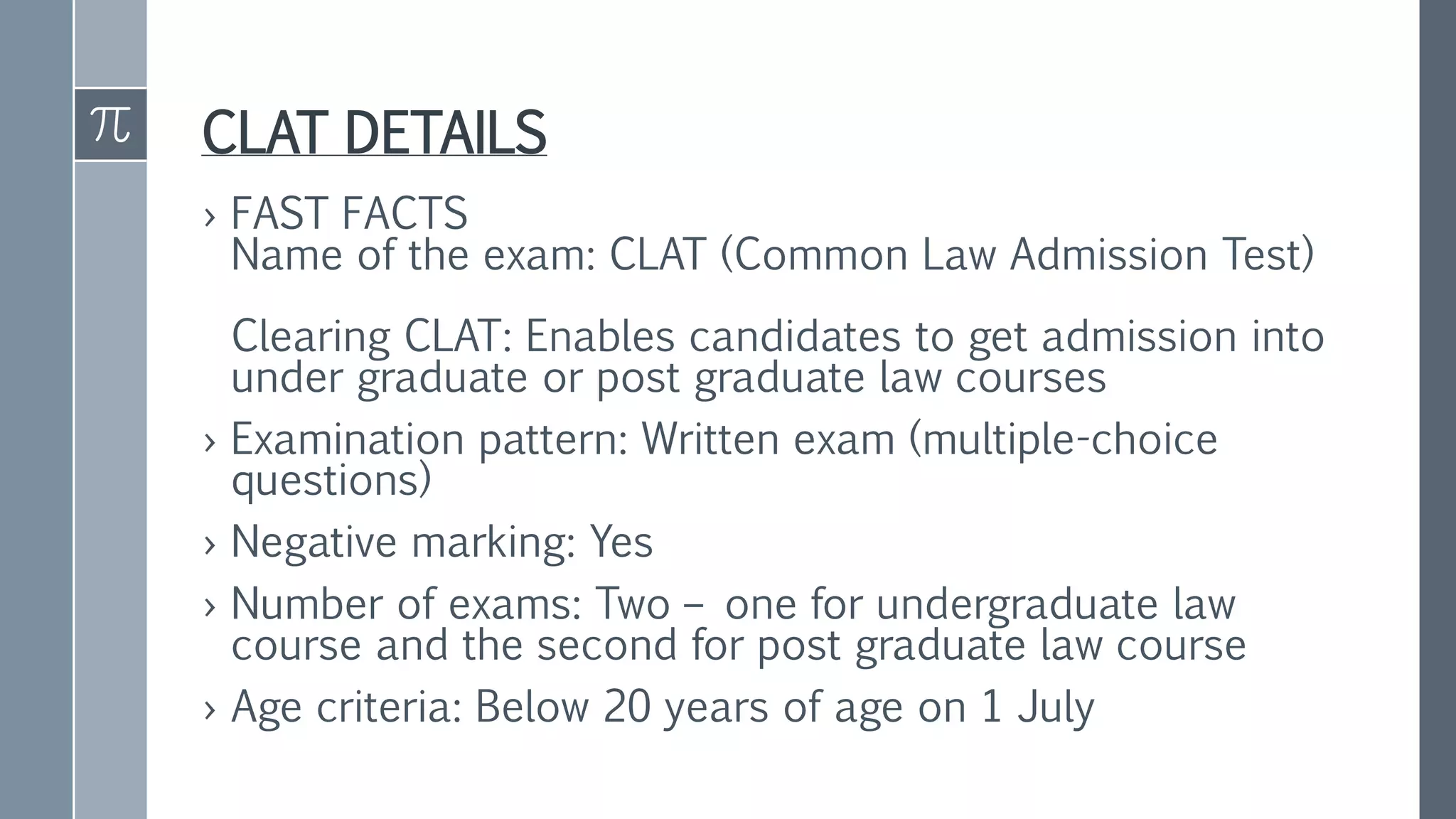 What is CLAT? | PPTX