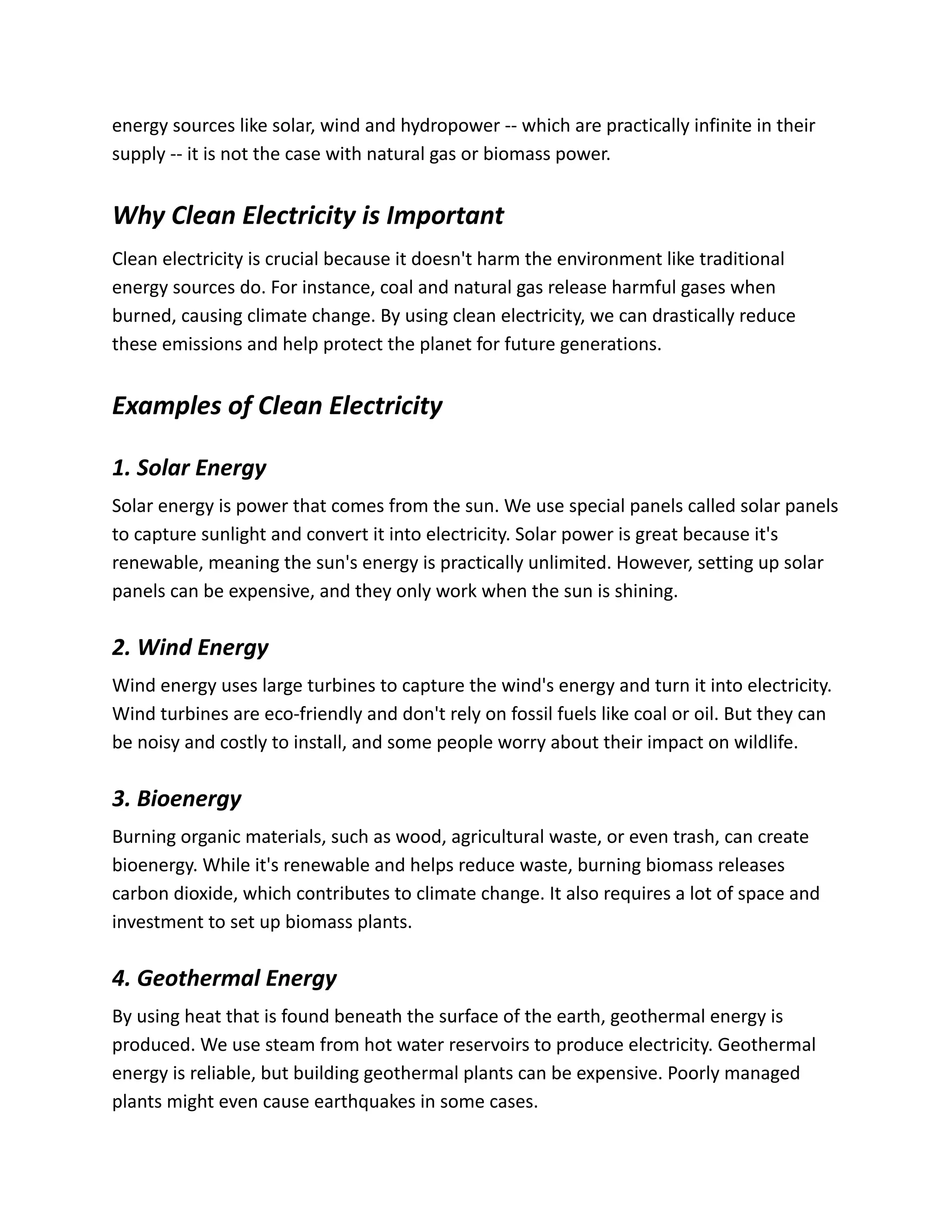 Andrei (Andy) Bogdan Bindea: Why Clean Electricity Matters | PDF