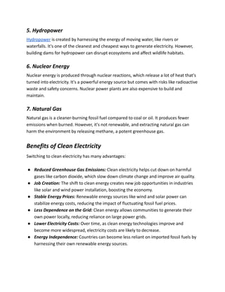 Andrei (Andy) Bogdan Bindea: Why Clean Electricity Matters | PDF