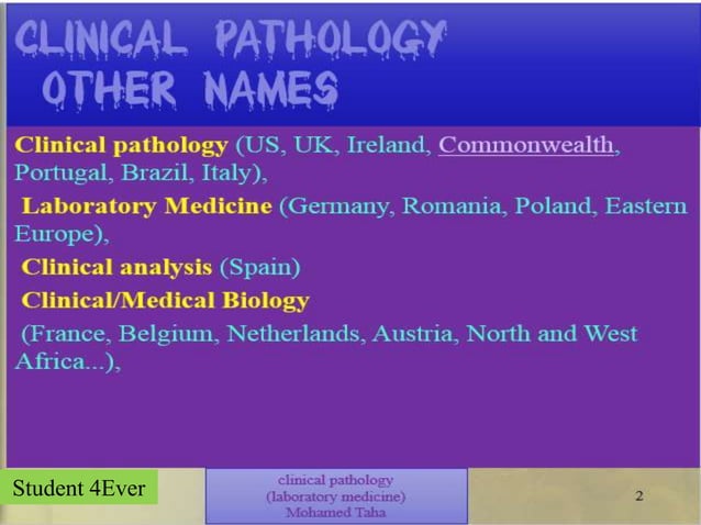 What is clinical pathology | PPTX