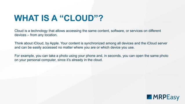 What is cloud technology? | PPT