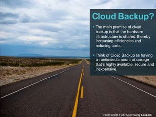 What is cloud backup? | PPTX