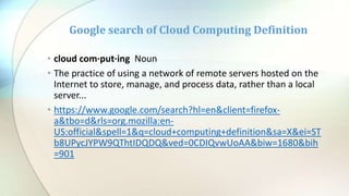 What is cloud computing | PPT