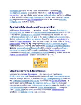 What is Cloudflare How does it work Reviews and Feedback.pdf | Web Development | Internet