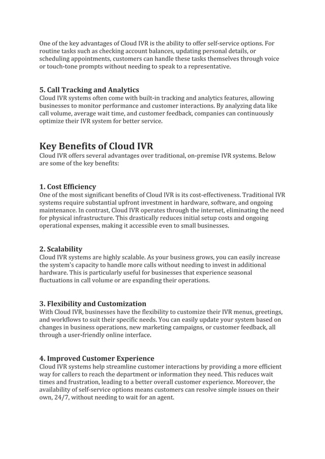 What is Cloud IVR and How Does It Work.pdf | Free Download