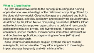 What is Cloud Native Explained? | PPTX