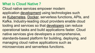 What is Cloud Native Explained? | PPTX