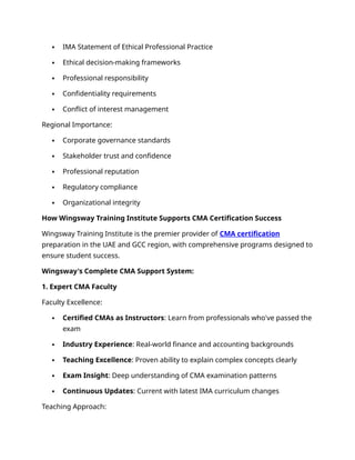 what is cma certification and why it is important in UAE | DOCX