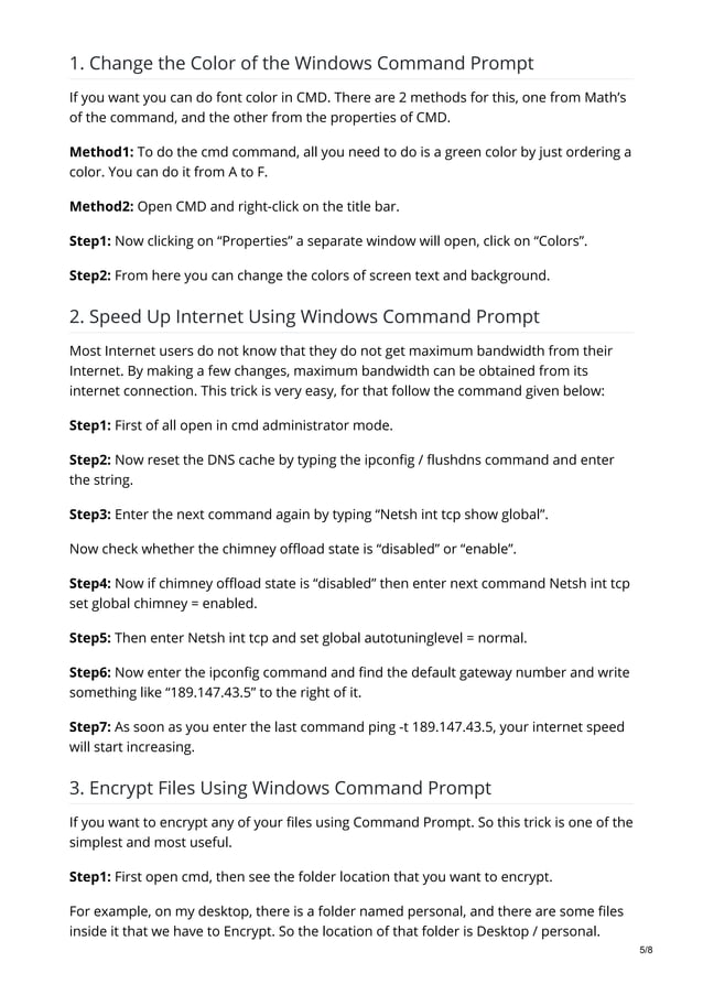 What is cmd windows command prompt | PDF