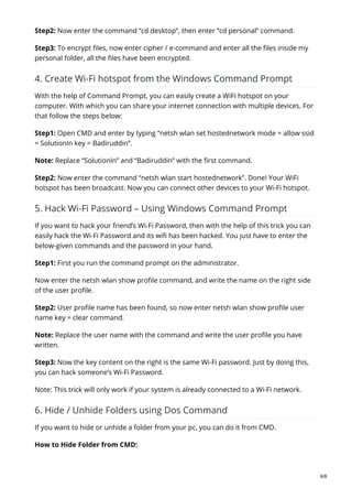 What is cmd windows command prompt | PDF