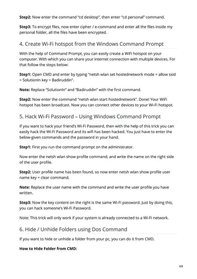 What is cmd windows command prompt | PDF