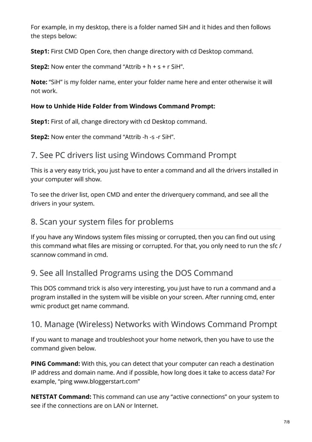What is cmd windows command prompt | PDF