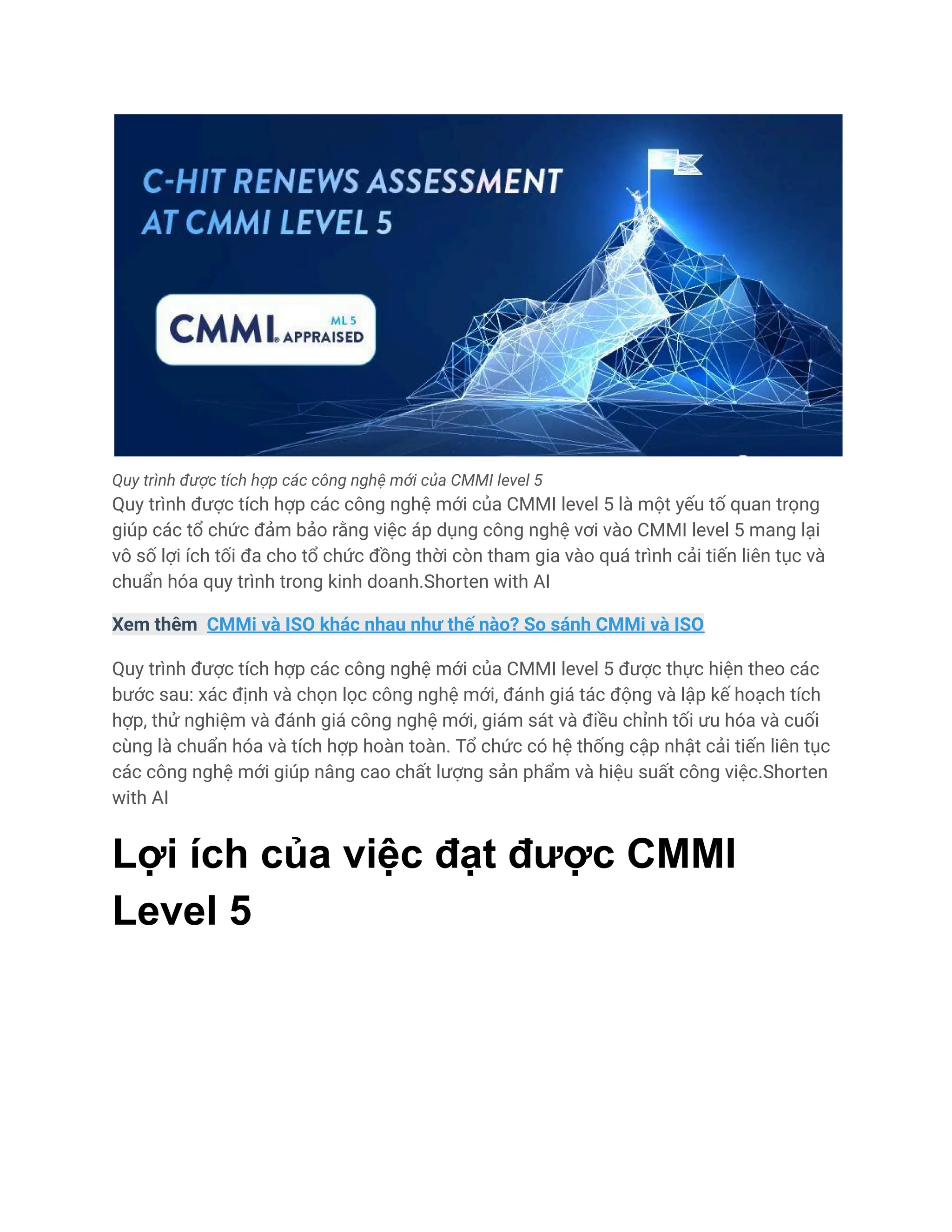 What is CMMI level 5? Characteristics of CMMI level 5 | PDF