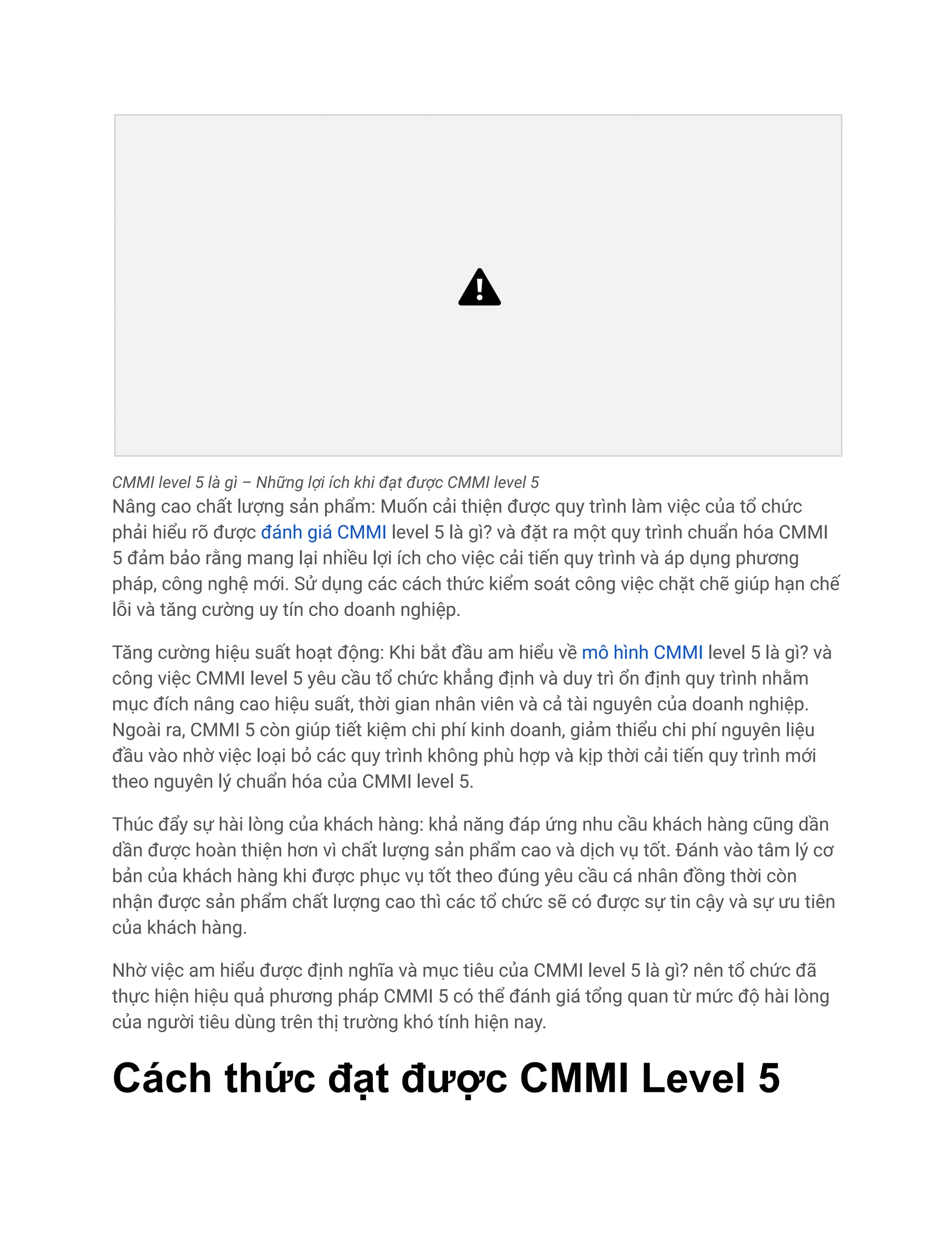 What is CMMI level 5? Characteristics of CMMI level 5 | PDF