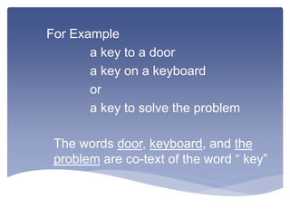 What is co text | PPTX