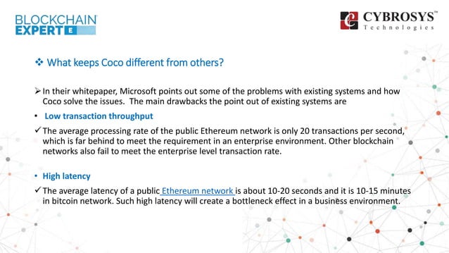What is co co blockchain framework | PPTX | Computing | Technology ...