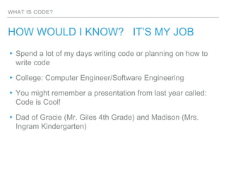 What is Code? | PPTX