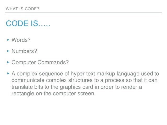 What is Code?