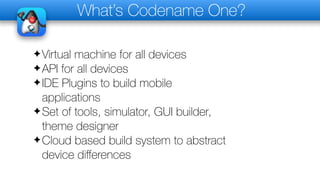 What is codename one | PPT