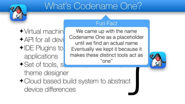 What is codename one | PPT