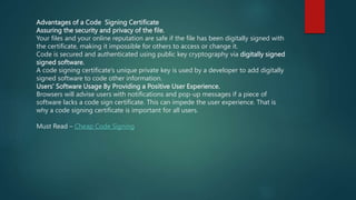 What is Code Signing Certificate.pptx