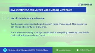 What Is Code Signing Certificate and Why It Is Significant in 2025 | PPTX