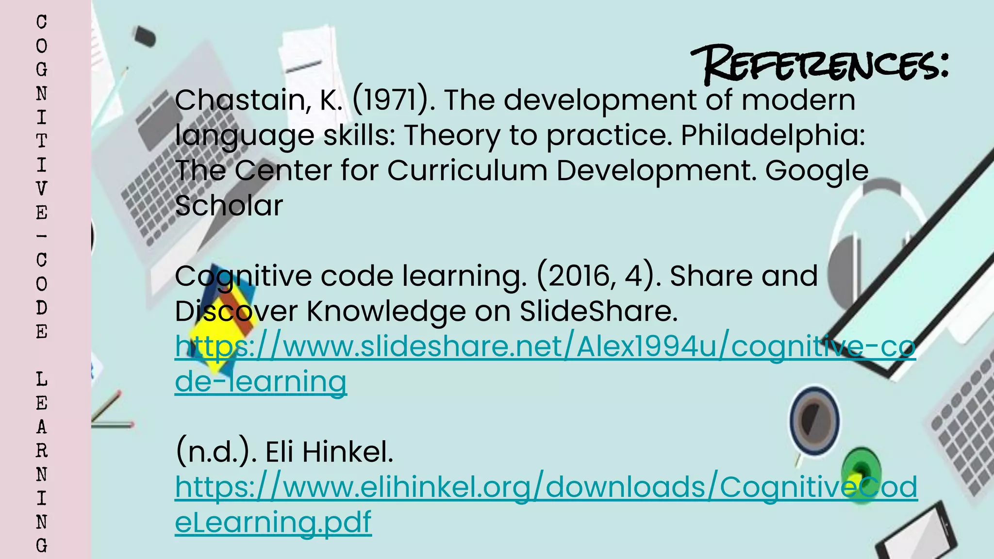 What is cognitive code learning? | PDF