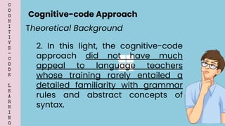 What is cognitive code learning? | PDF
