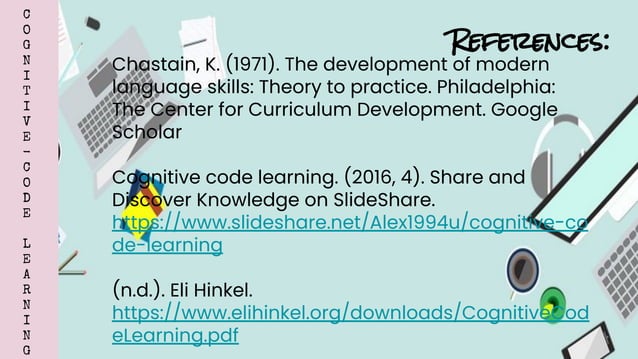 What is cognitive code learning? | PDF