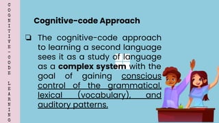 What is cognitive code learning? | PDF