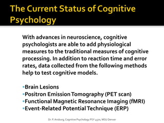 What is cog psych and history of | PPT