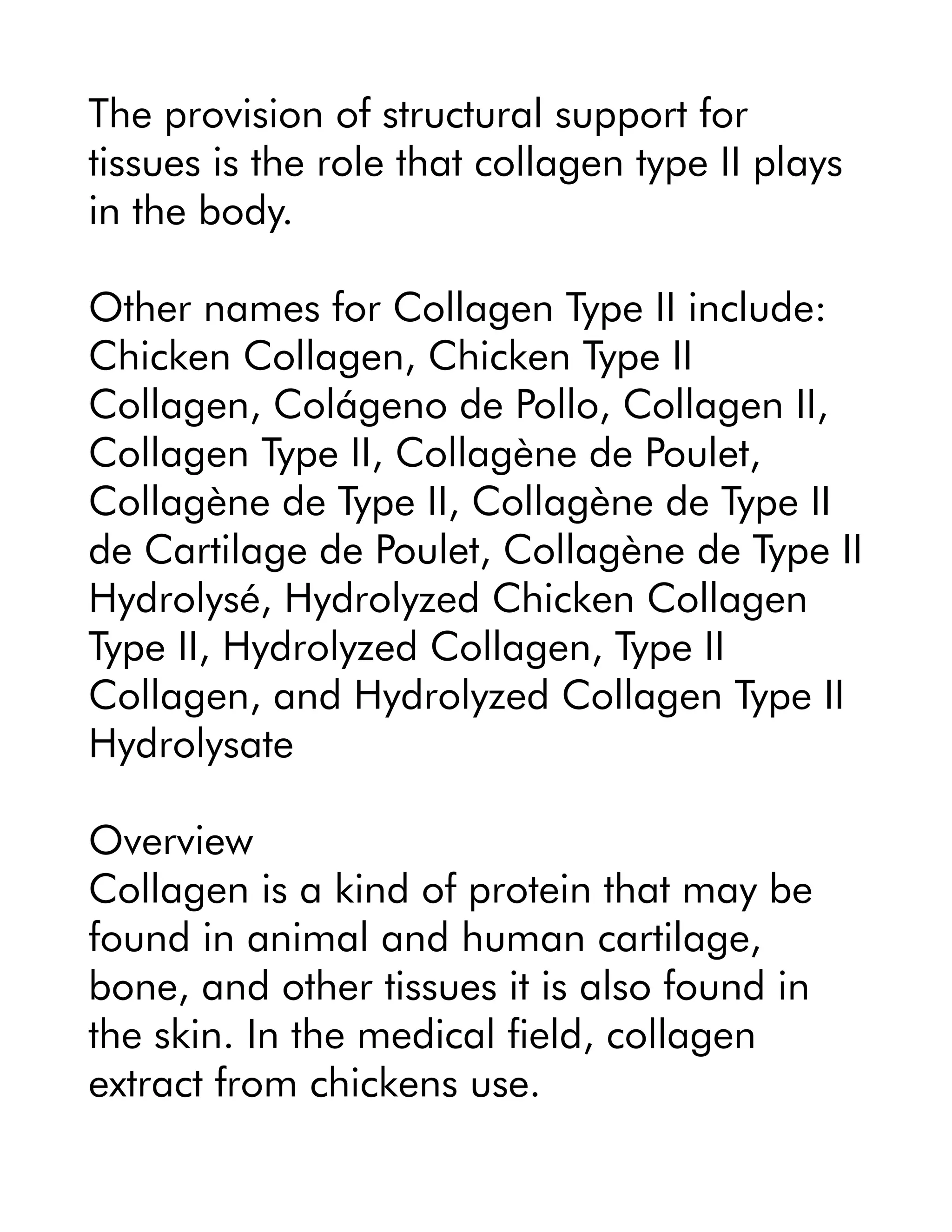 What is Collagen Type II..pdf