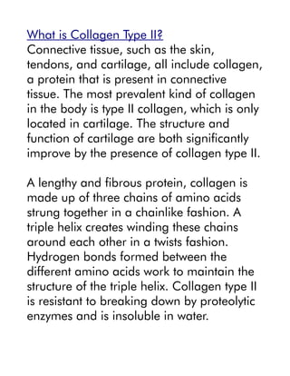 What is Collagen Type II..pdf