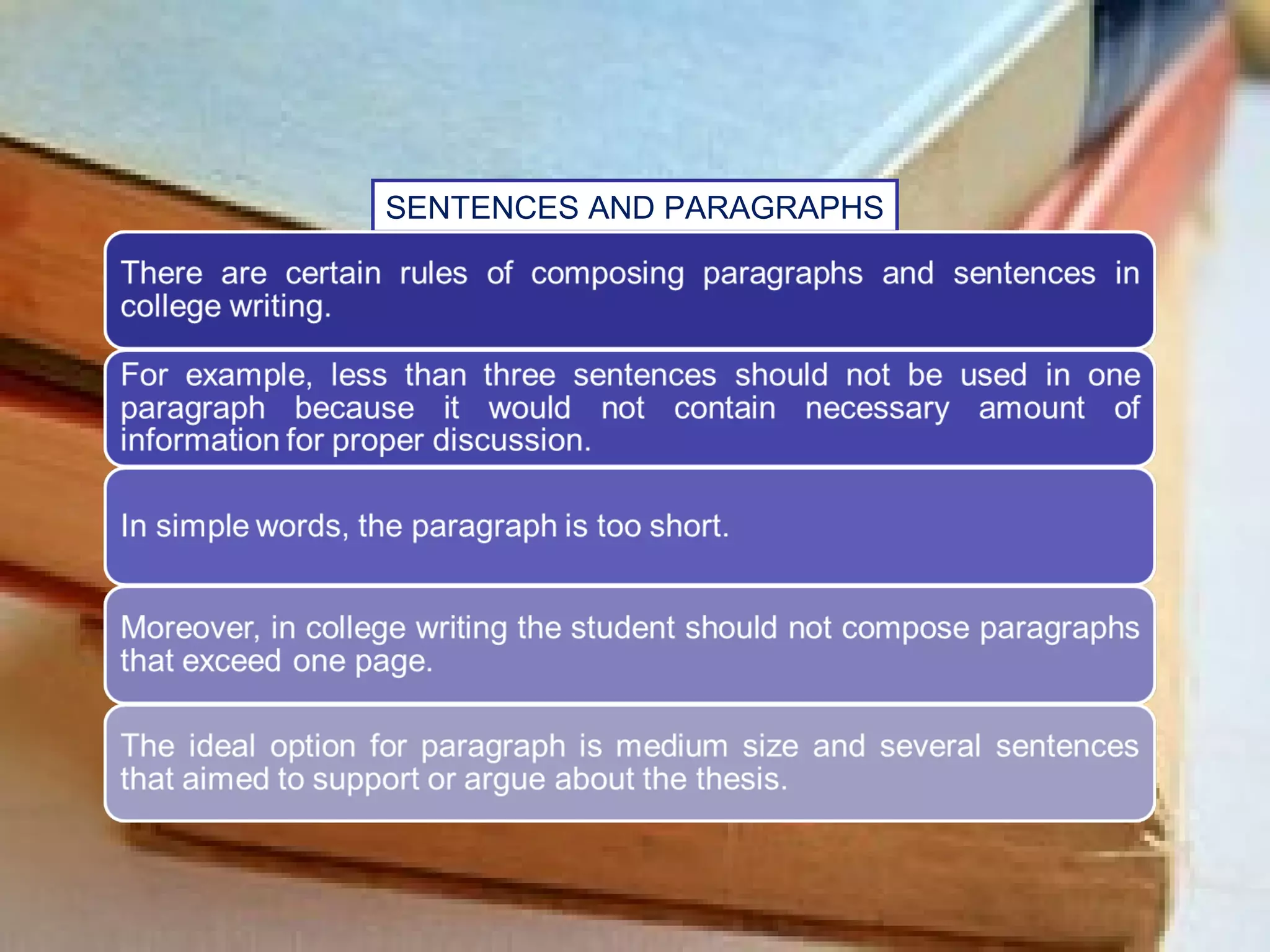 What is college level writing | PPT
