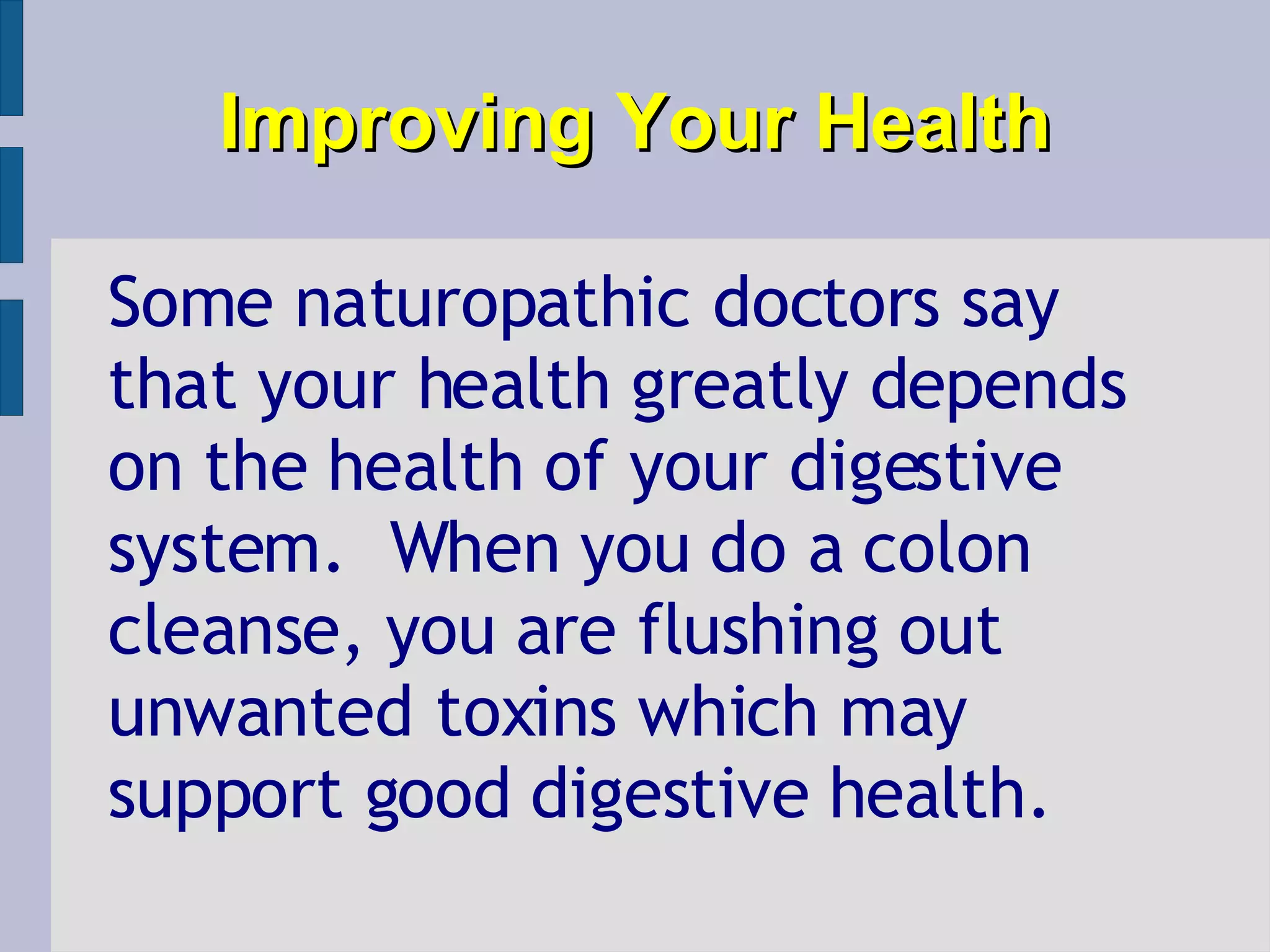 What Is Colon Cleansing | ODP