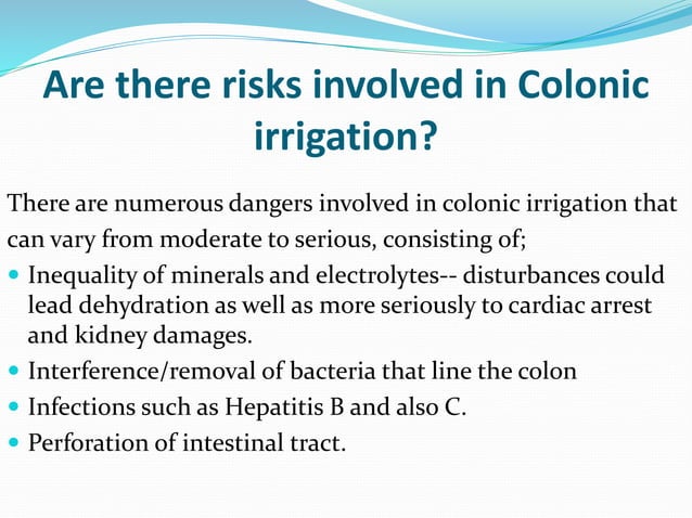 WHAT IS COLONIC IRRIGATION? | PPTX