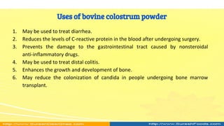 What is colostrum powder and why should people take bovine colostrum | PPT