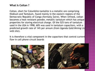 What is coltan | PPTX