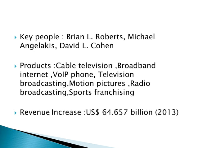 What is comcast | PPT