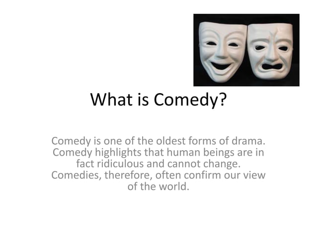 What is comedy | PPTX