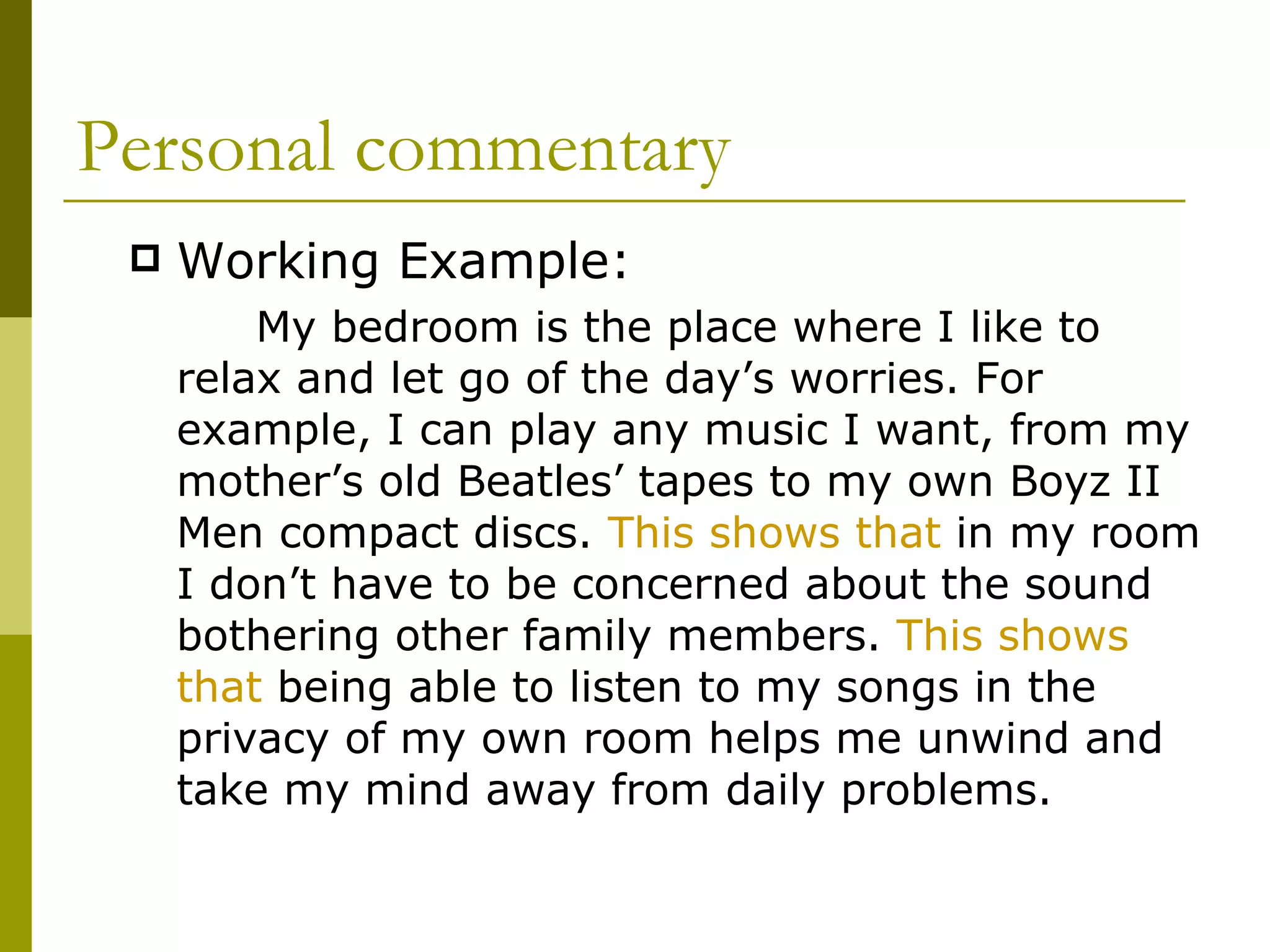 What Is Commentary? | PPT