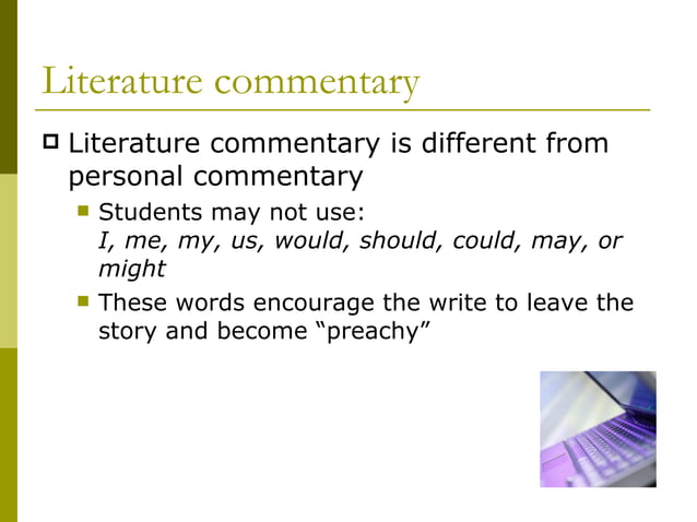 What Is Commentary? | PPT