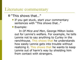 What Is Commentary? | PPT