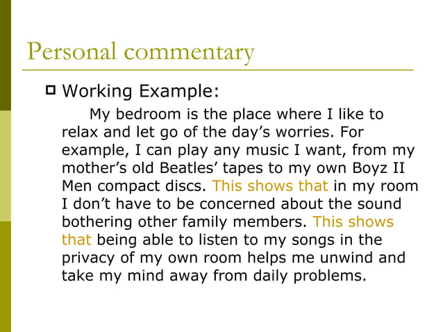 What Is Commentary? | PPT