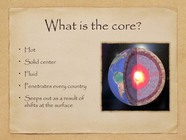 What is common at the core? | PPT