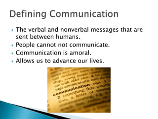 Communication Theory | PPTX